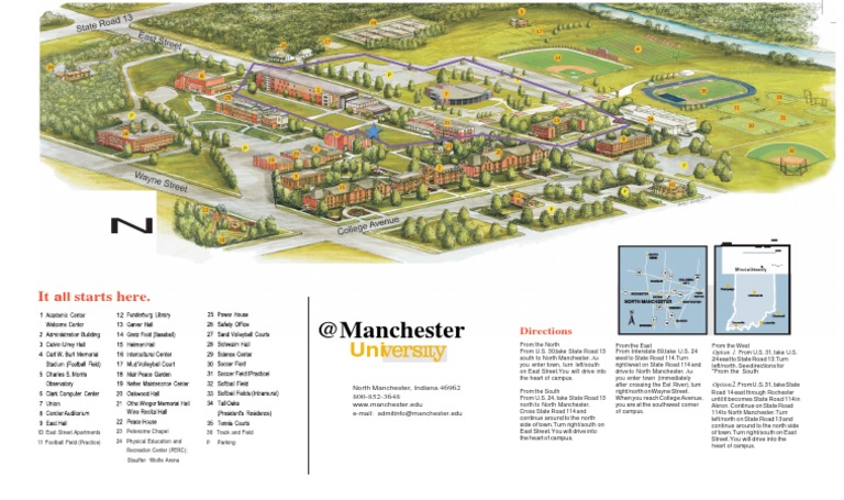 Campus Directions and Facilities Guide | PDF