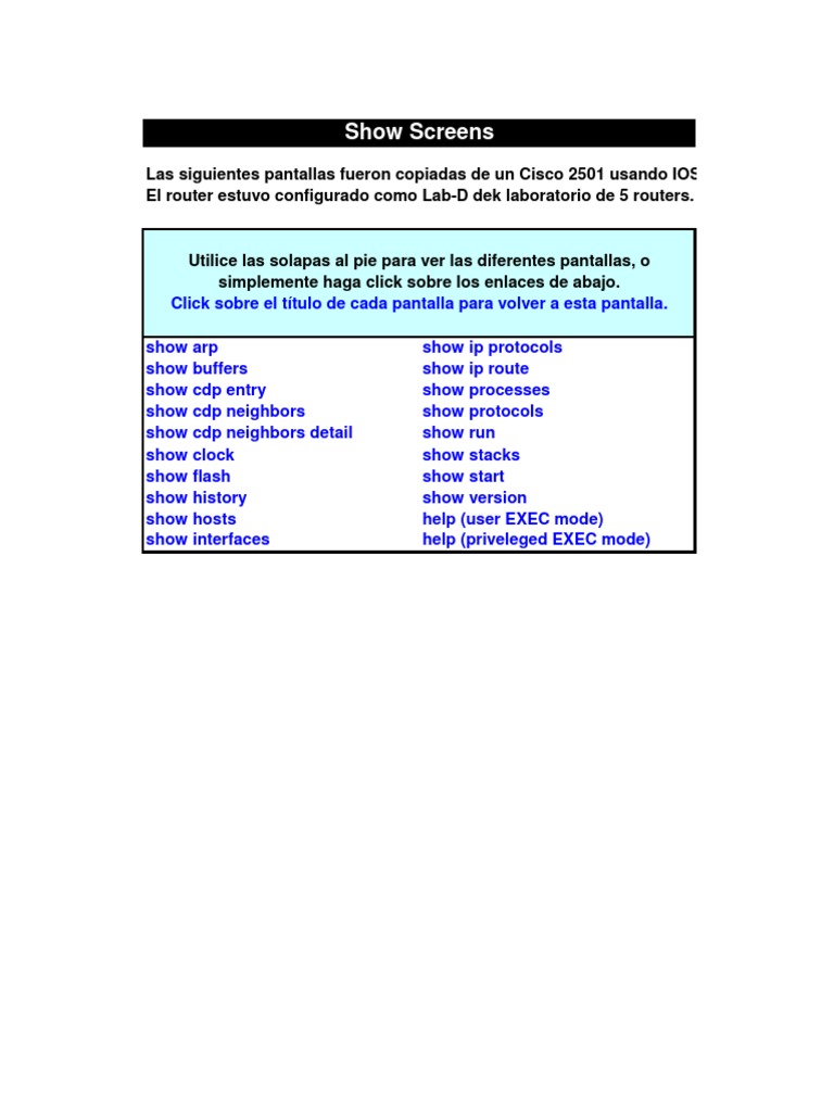 Show Screens With Macros | PDF | Computer Terminal | Network Packet