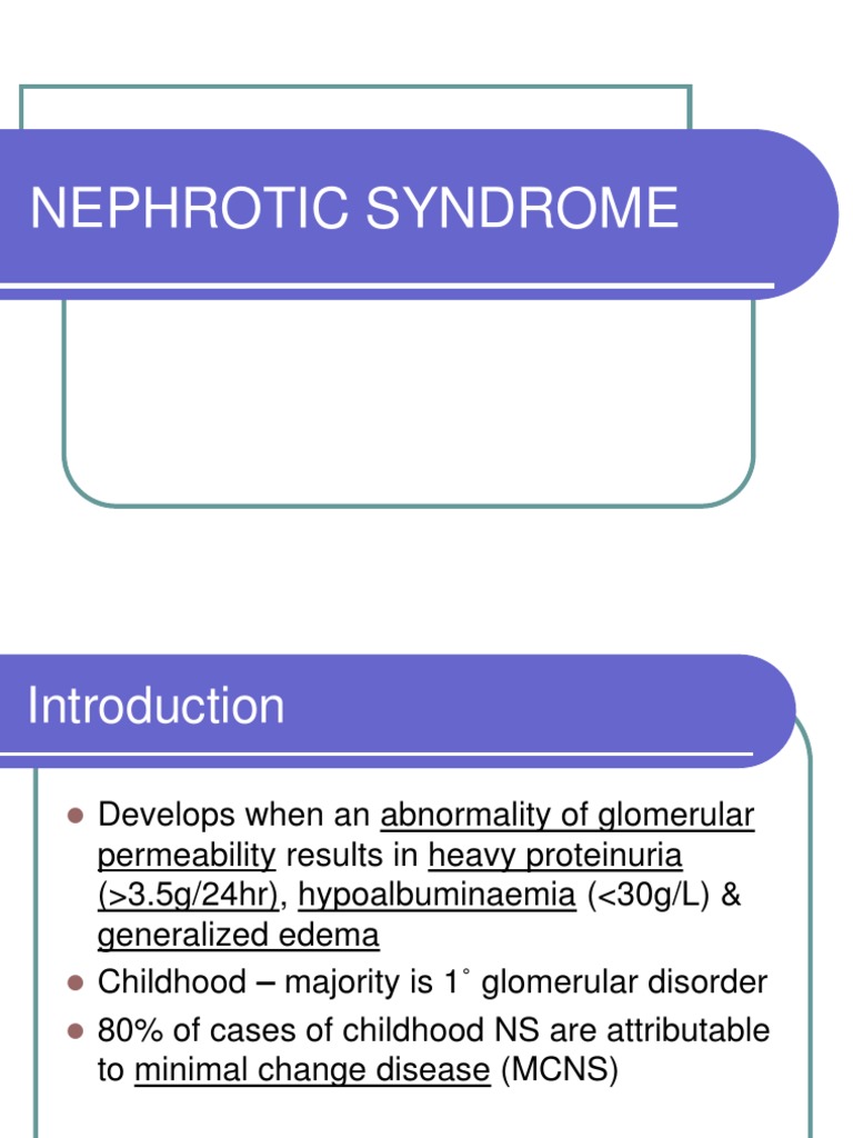 16.Nephrotic Syndrome | Edema | Medicine