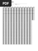 Hoja de Rifa de 100 Numeros para Imprimir Excel - Hojas de Cálculo de ...