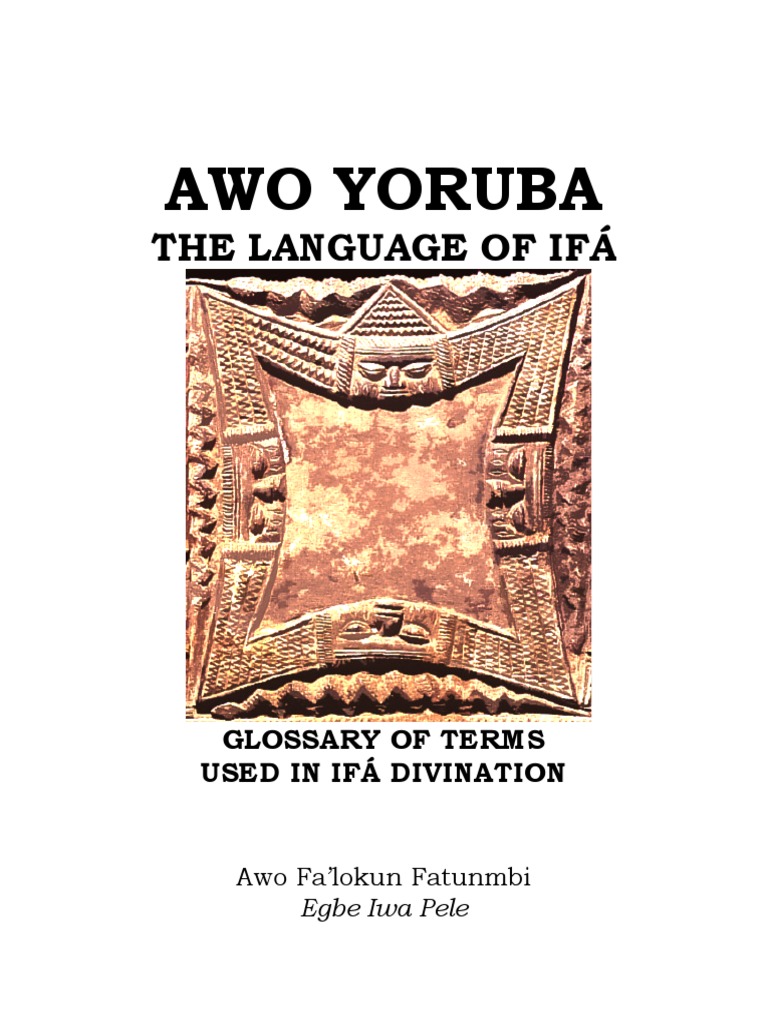 Awo Yoruba | PDF | Spirituality | Religion And Belief