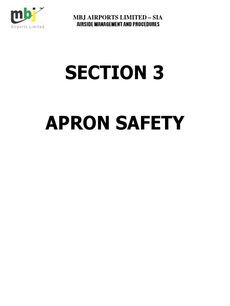 Apron Safety | PDF | Airport | Firefighting