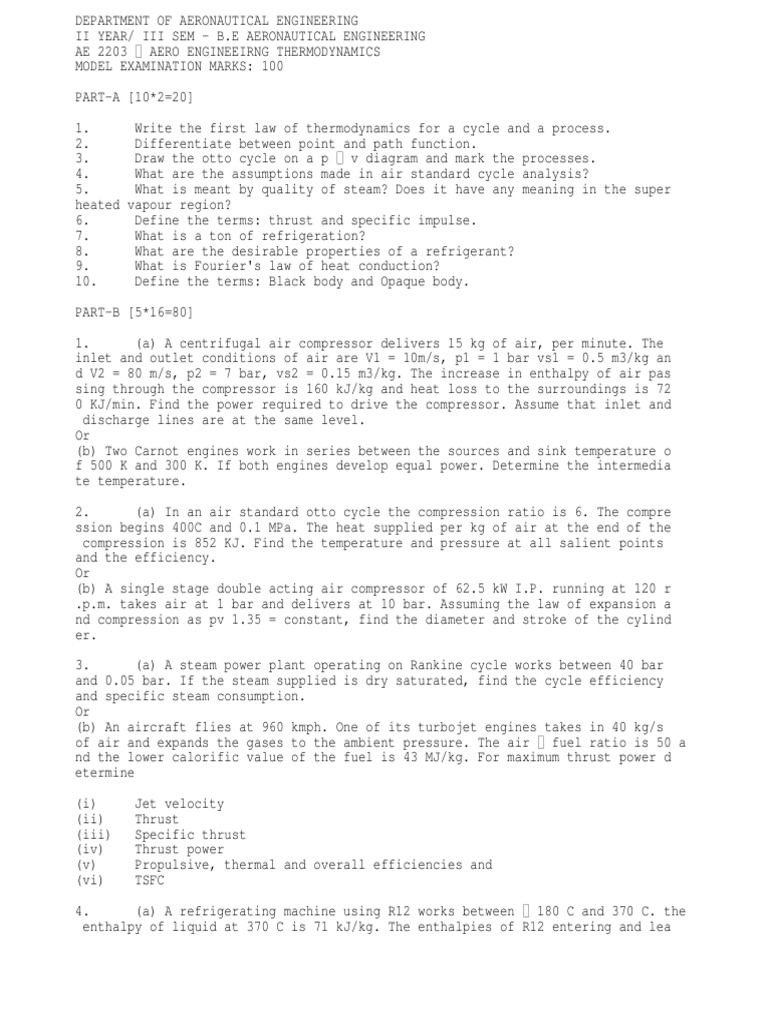 Aet Model QN Paper | PDF | Gas Compressor | Jet Engine