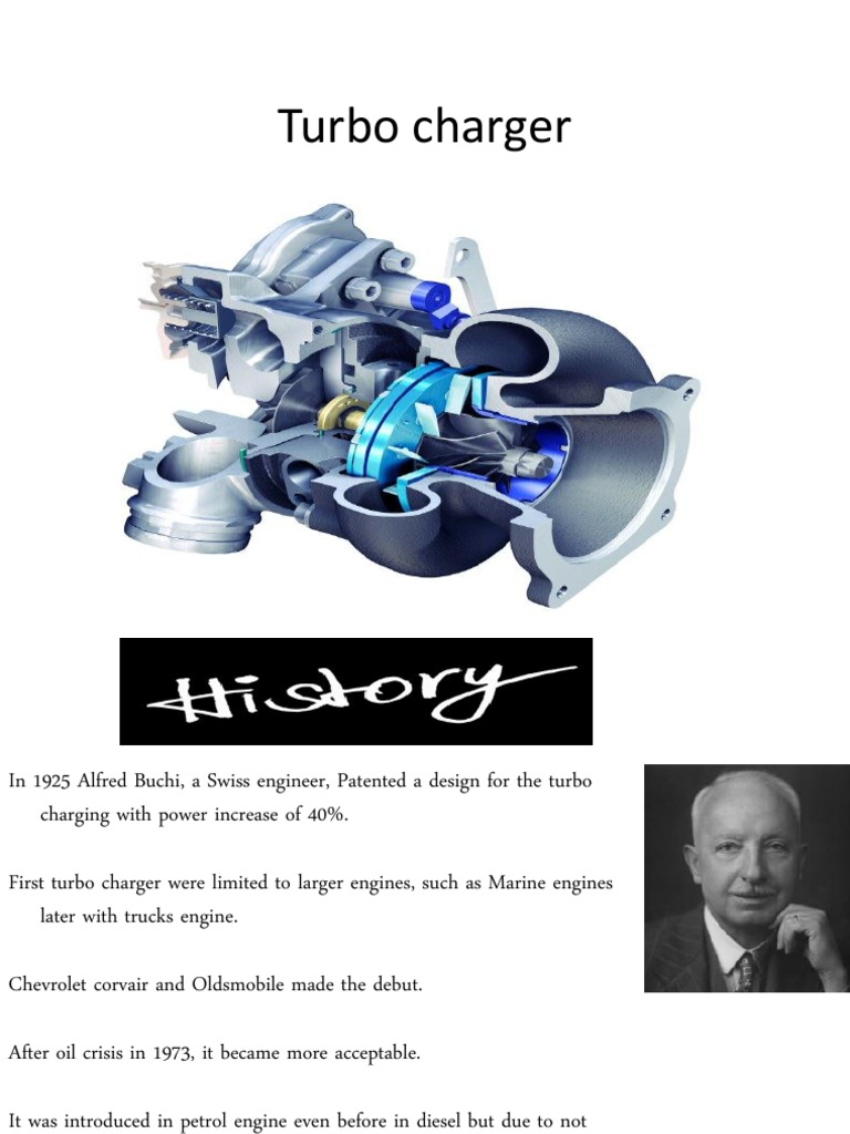 Turbo Charger Presentation | PDF | Turbocharger | Engines