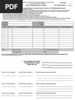 Bright Futures Volunteer Hours Log | PDF | Career & Growth