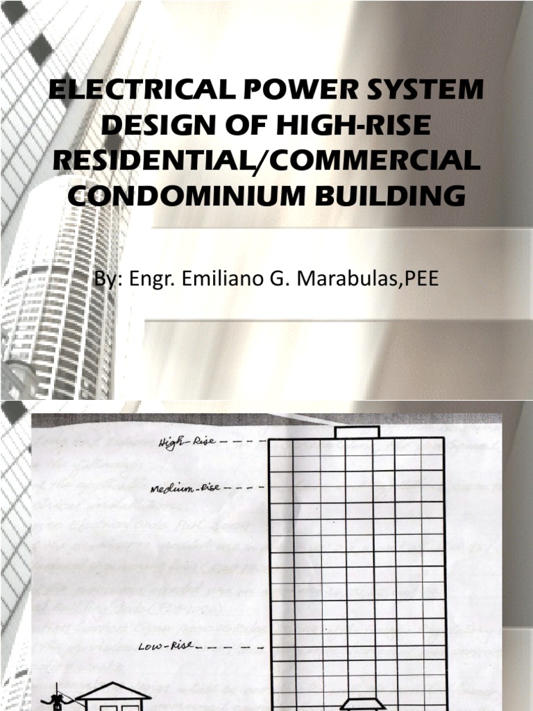 Electrical Power System Design of High-Rise Residential | Download Free ...