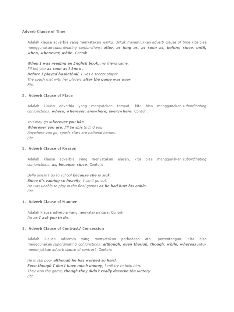 Adverb Clause of Time | PDF | Adverb | Semiotics