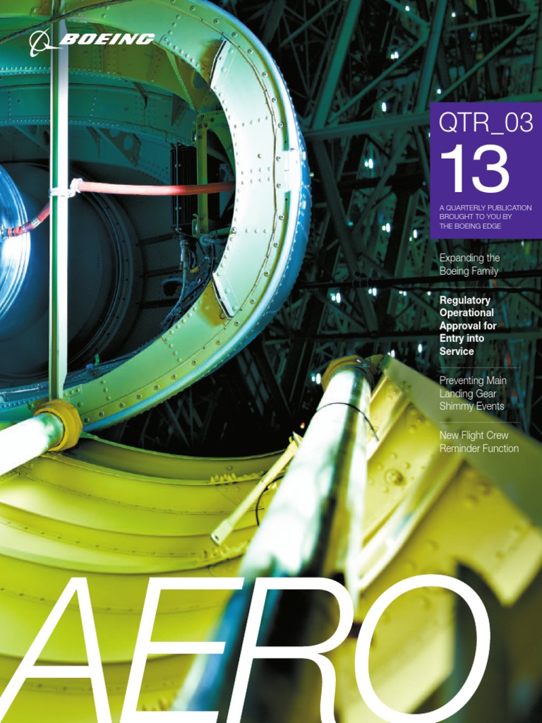 Expanding The Boeing Family: Regulatory Operational Approval For Entry ...