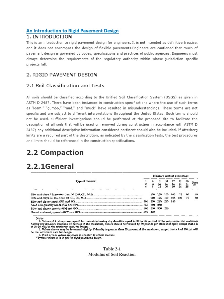 An Introduction To Rigid Pavement Design | PDF | Road Surface | Concrete