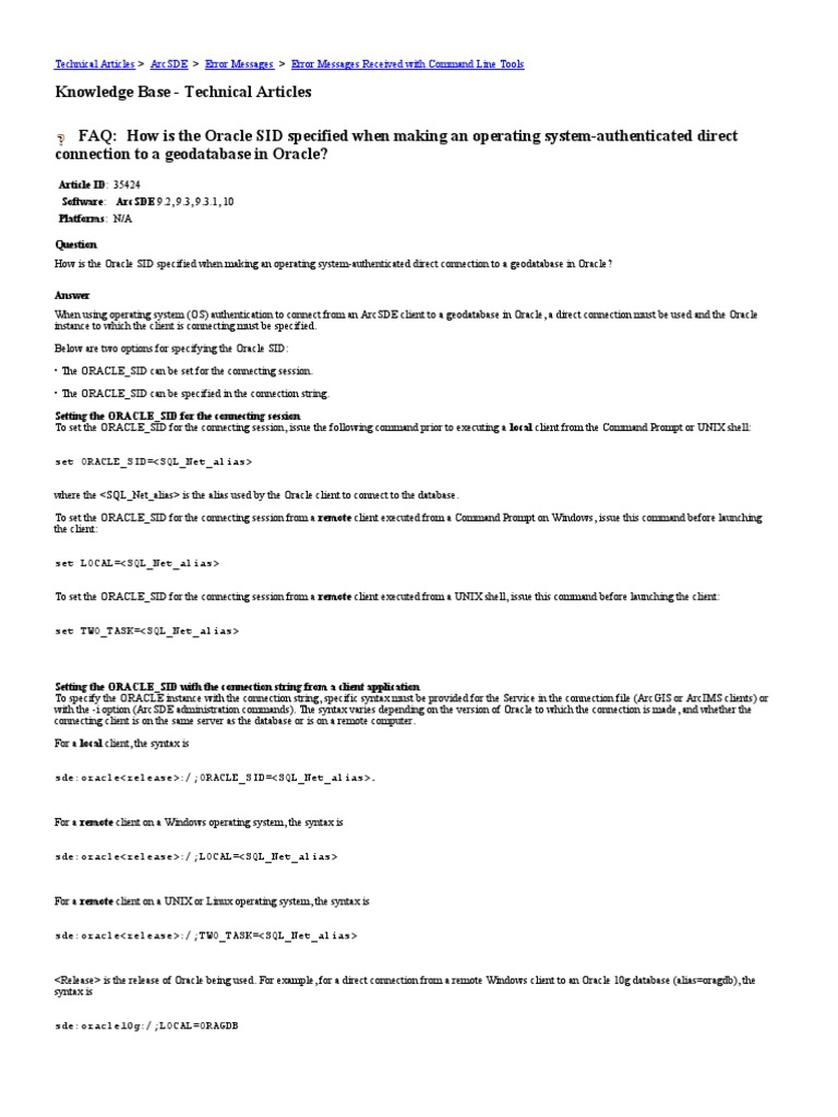 How Is Oracle Sid Download Free Pdf Oracle Database Command Line Interface