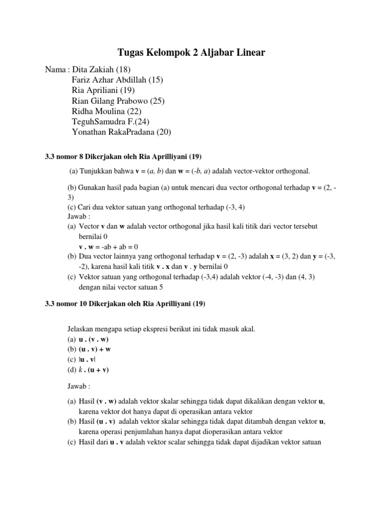 Tugas 2 Alin Kelompok 2 | PDF