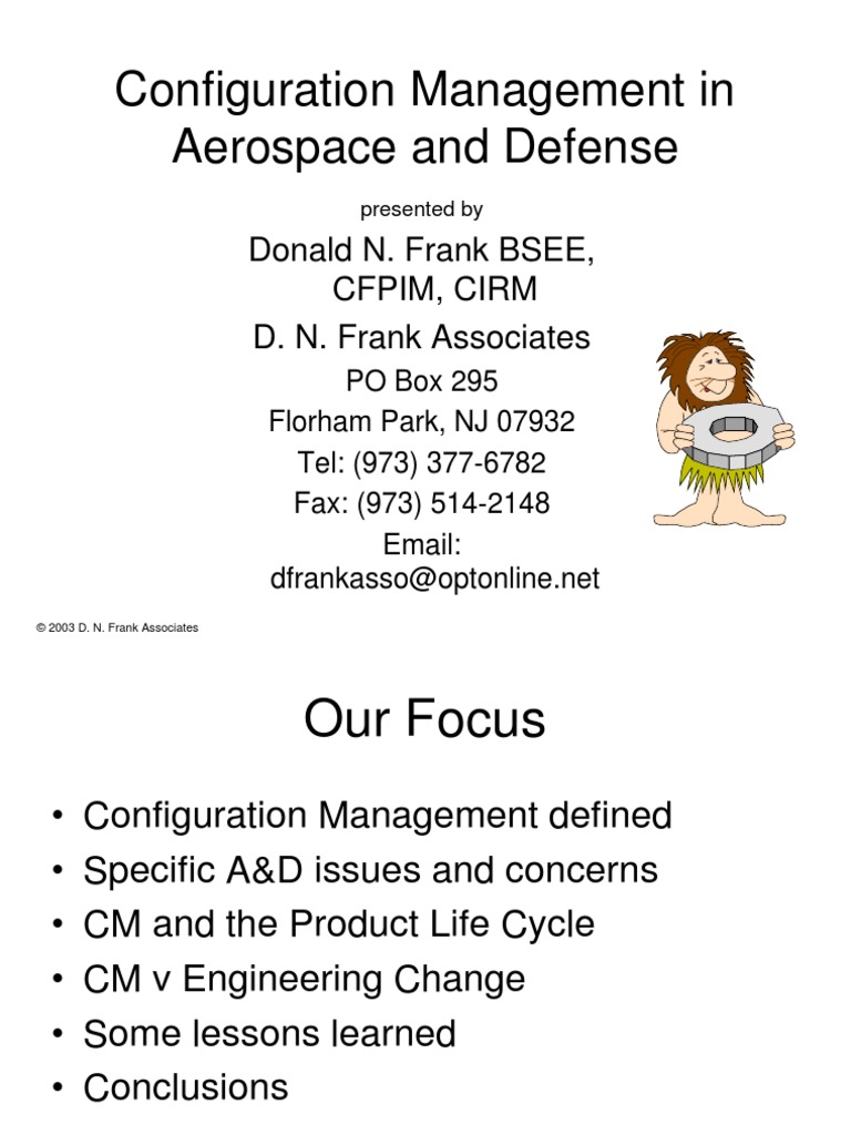 Configuration Management in Aerospace and Defense | PDF | Product ...