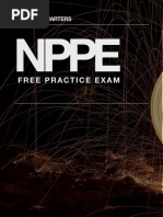 NPPE Practice Exam - Marked Up | PDF