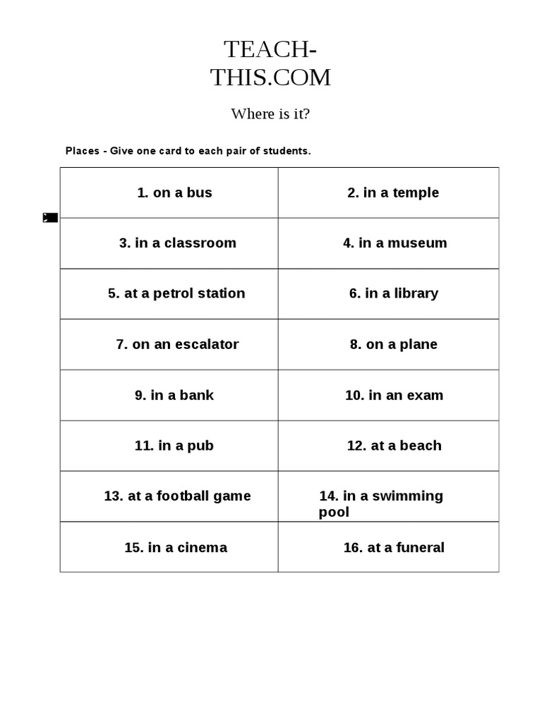 Where Is It | PDF