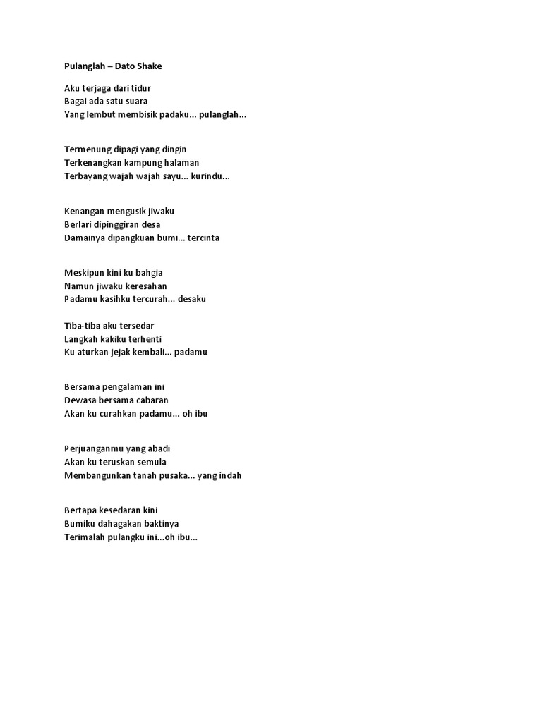 Lirik Lagu Dekatlah Padaku - DemetriusoiBentley