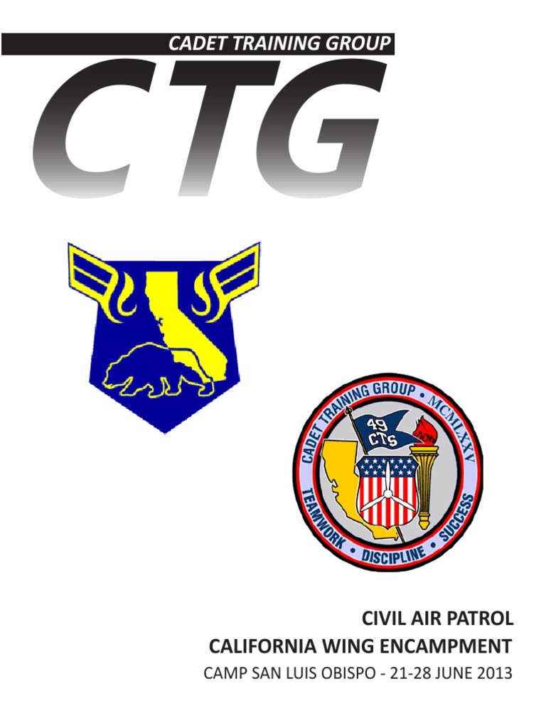 California Wing Encampment - 2013 | PDF | Cadet | Civil Air Patrol