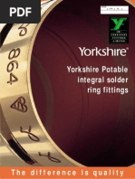 Yorkshire Potable Integral Fittings Guide | PDF | Soldering | Pipe ...