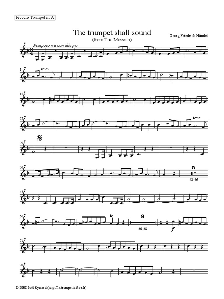 Messiah Trumpet | PDF