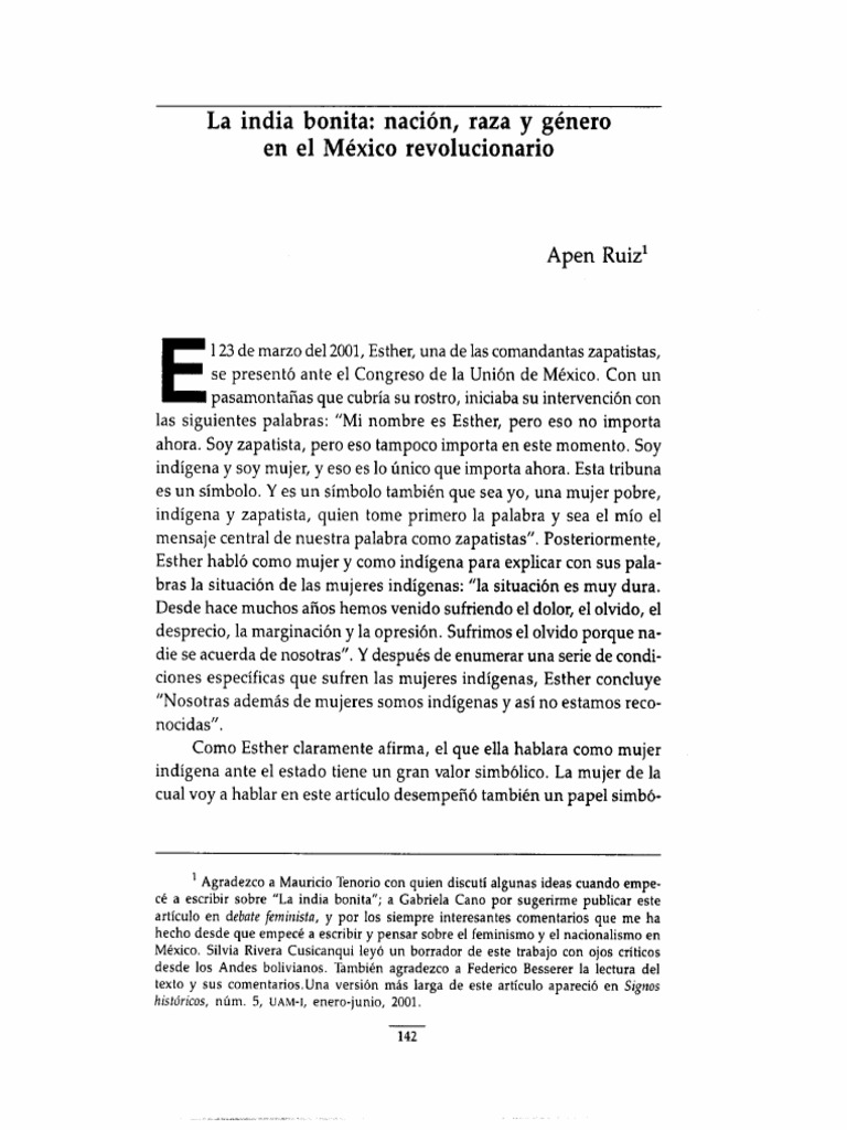 Apen Ruiz - La India Bonita | PDF