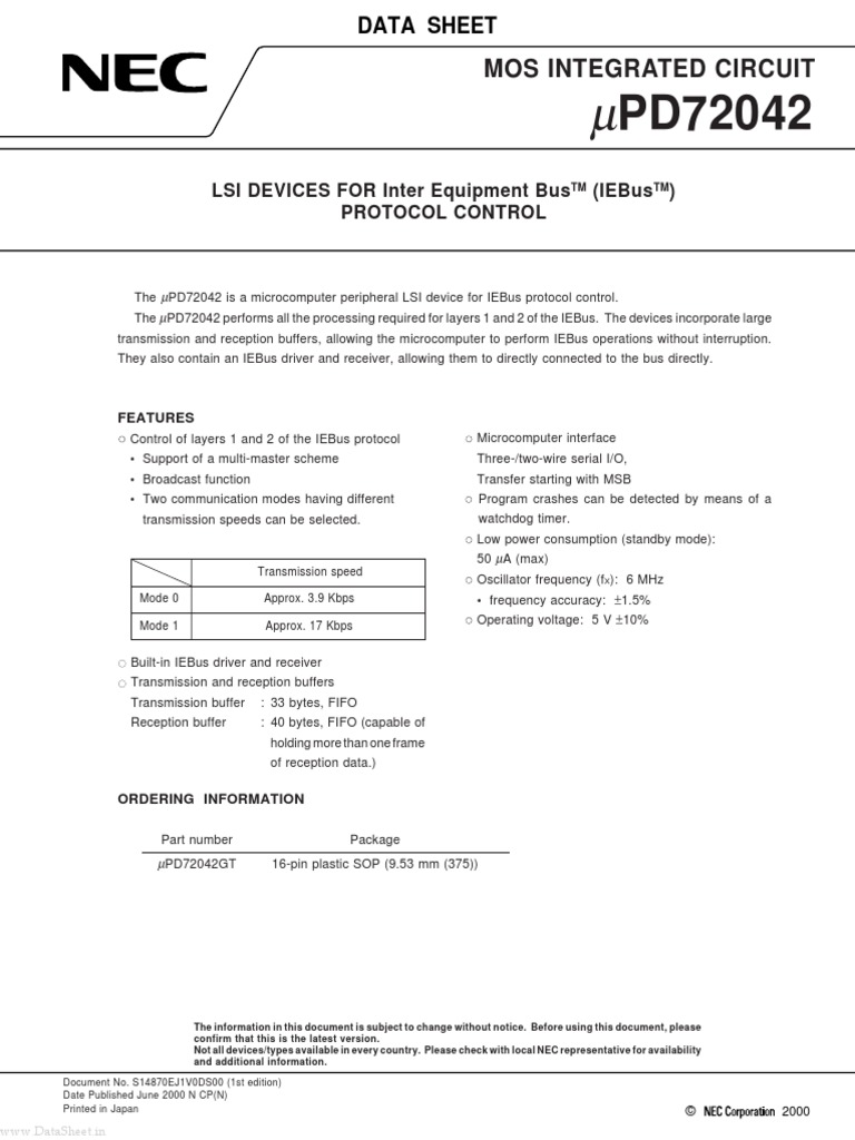 Ie Bus | PDF | Input/Output | Digital Electronics