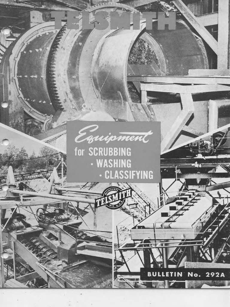 TELSMITH Rotary Drum Scrubber New | PDF | Construction Aggregate ...