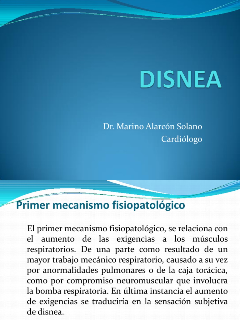 Disnea PDF | PDF | Insuficiencia cardíaca | Asma