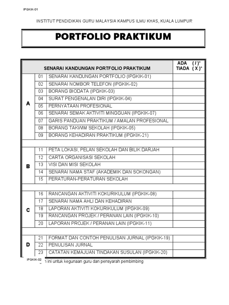 Portfolio Praktikum | PDF