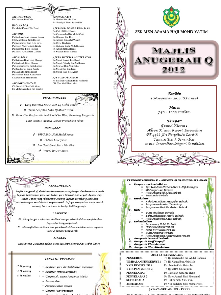 Buku Program Sekolah | PDF