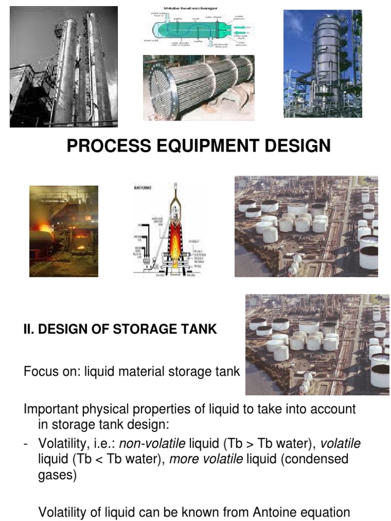 Design of Storage Tank | PDF | Continuum Mechanics | Industrial Processes