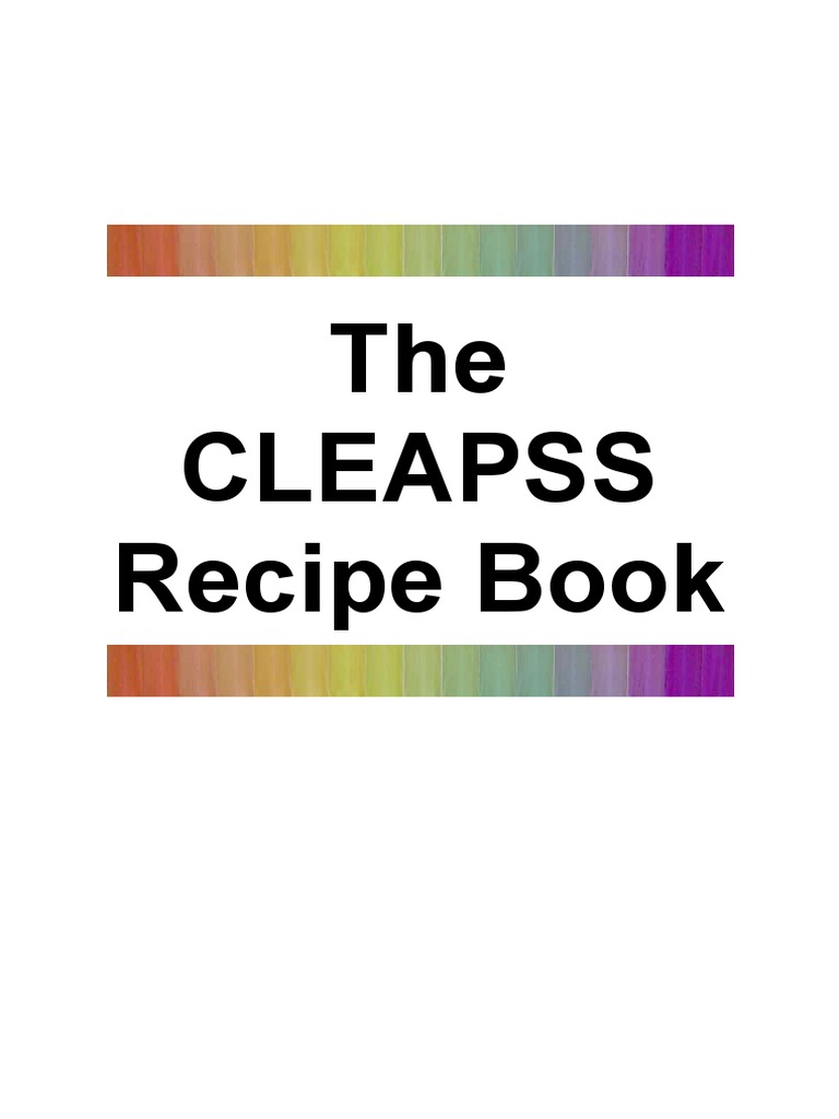 Cleapps Recipe Book | PDF | Buffer Solution | Ph