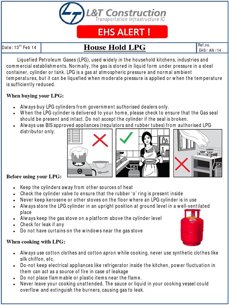 Safety of LPG Cylinders | PDF