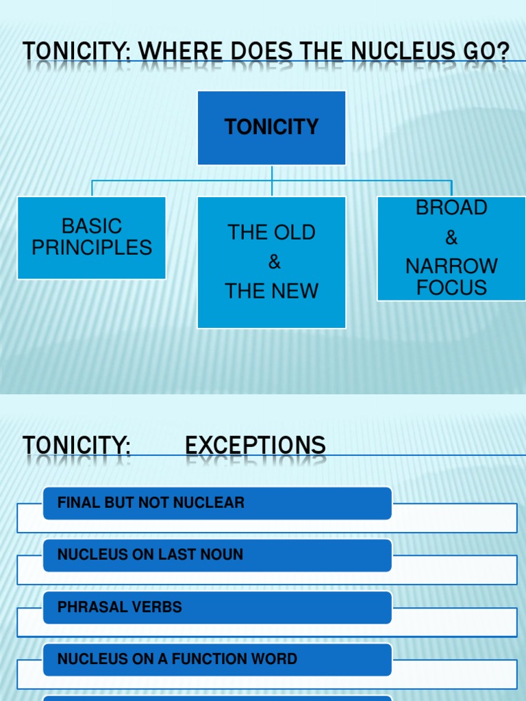 Tonicity Theory Wells 1 | PDF | Stress (Linguistics) | Syllable