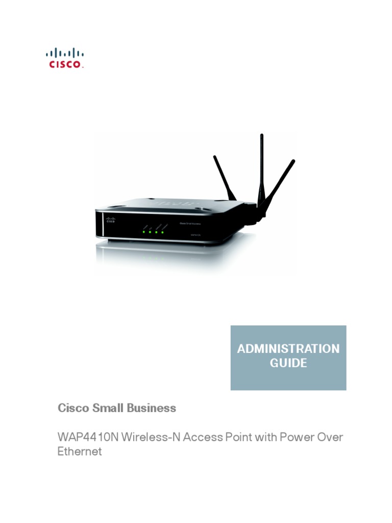 WAP4410N Admin Guide | PDF | Wireless Access Point | Ip Address