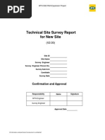 Site Survey Report Format | PDF | Surveying | Airport