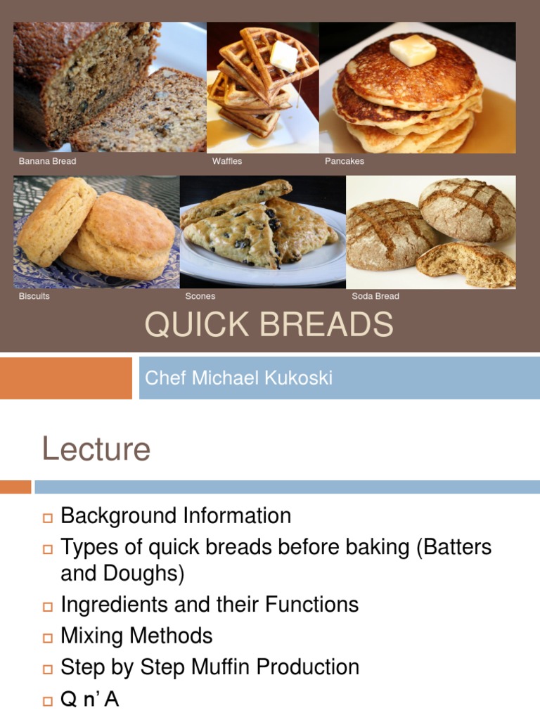 Quick Breads | PDF | Batter (Cooking) | Breads