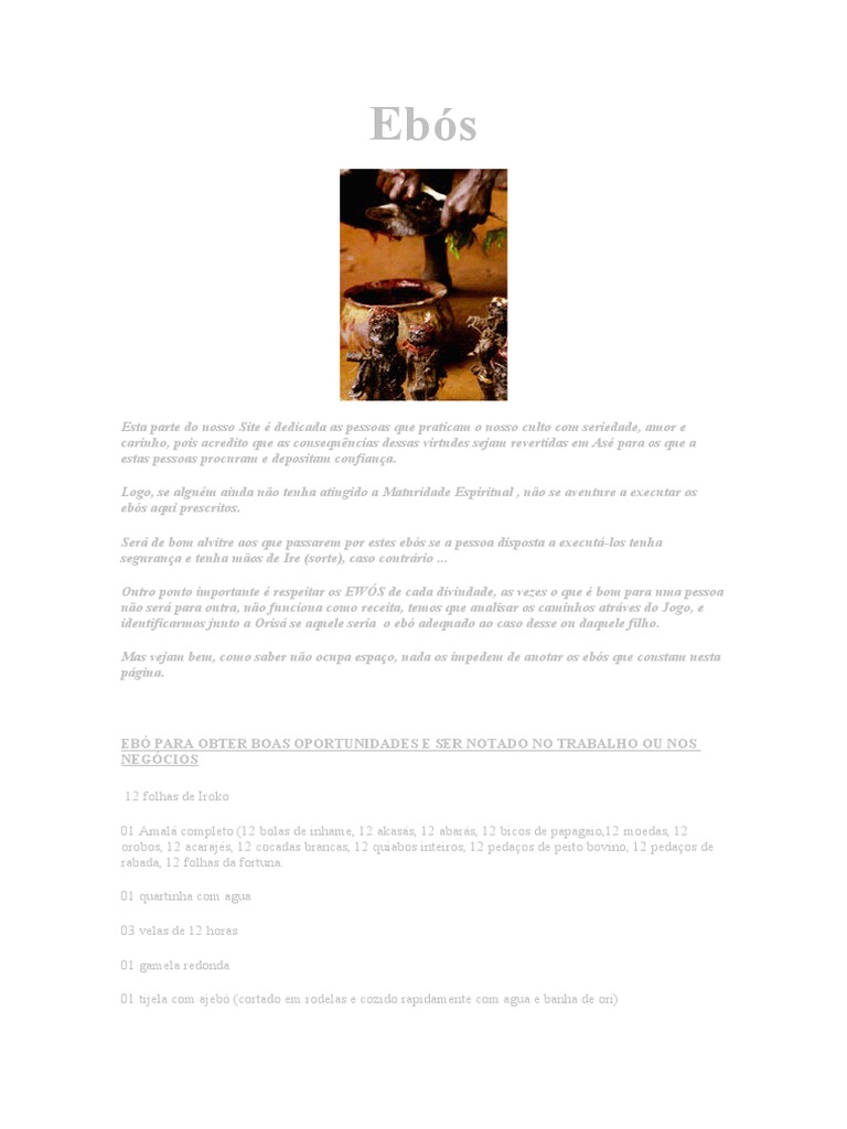 Ebós | PDF | Agricultura | Natureza