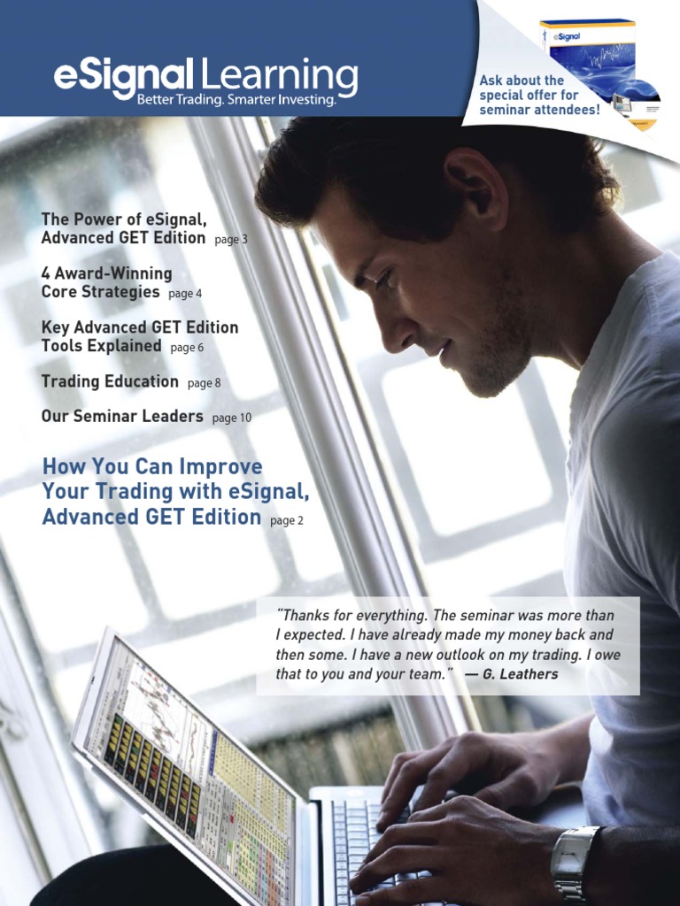 ESIGNAL Brochure | PDF | Technical Analysis | Day Trading