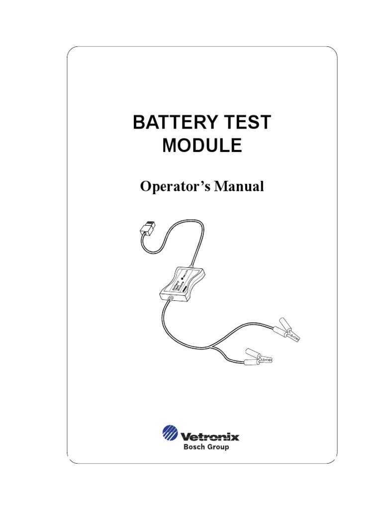 Battery Test Module PDF | PDF | Battery Charger | Battery (Electricity)