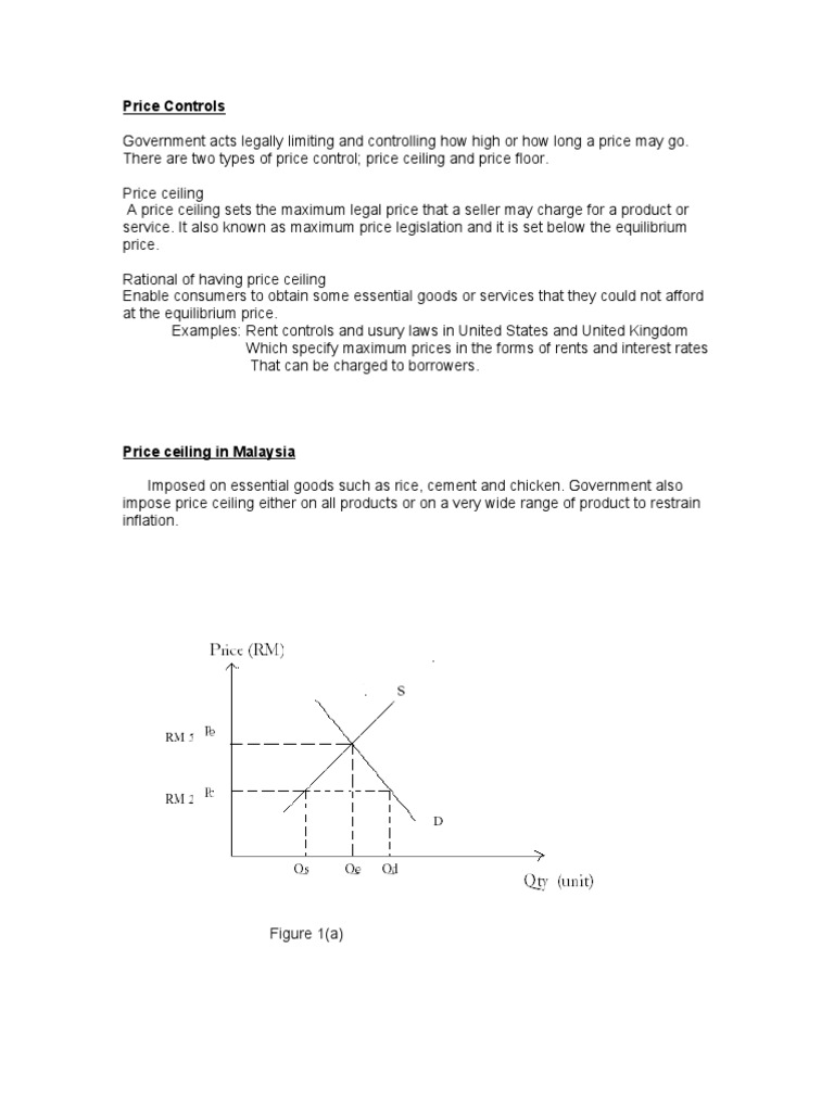 Price Controls | PDF | Price Controls | Economic Equilibrium