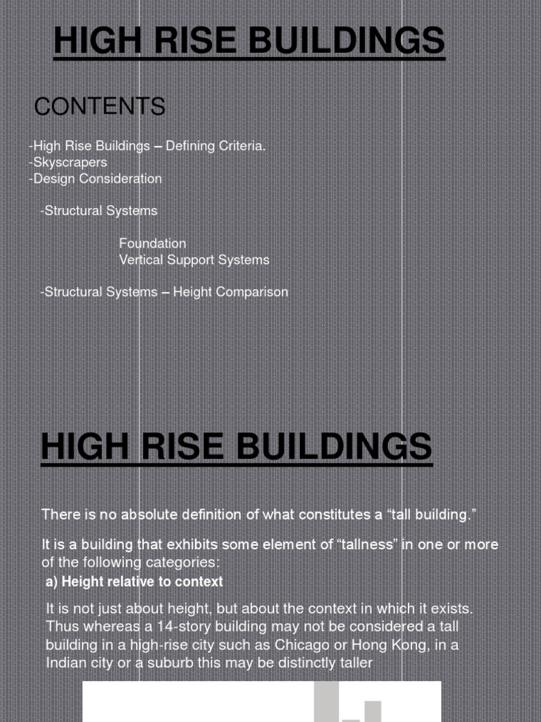 High Rise | PDF | Deep Foundation | Foundation (Engineering)