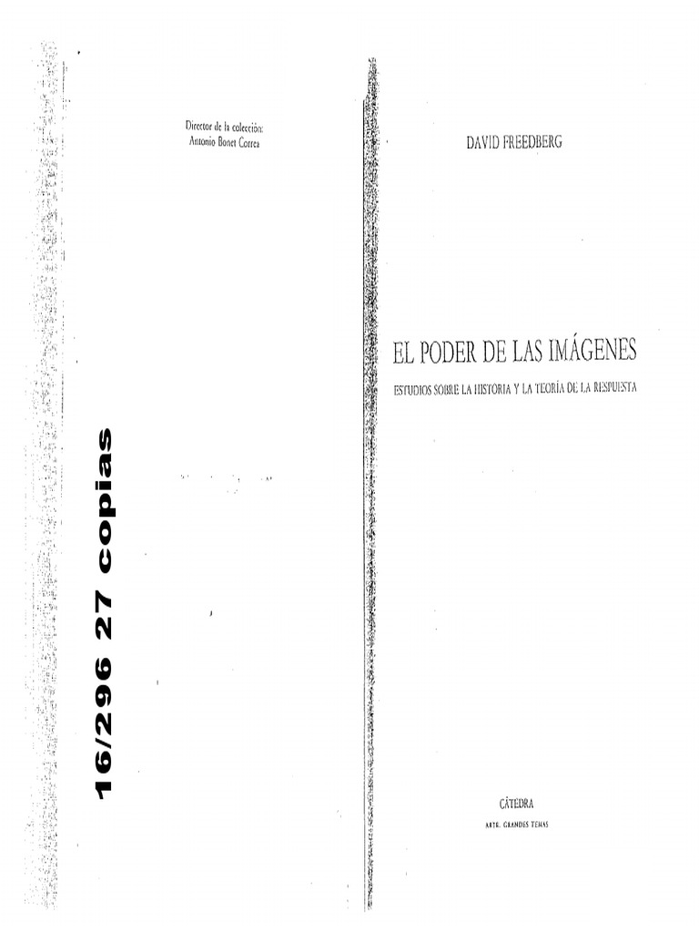 Freedberg David - El Poder de Las Imágenes (Caps. 1 y 15) | PDF