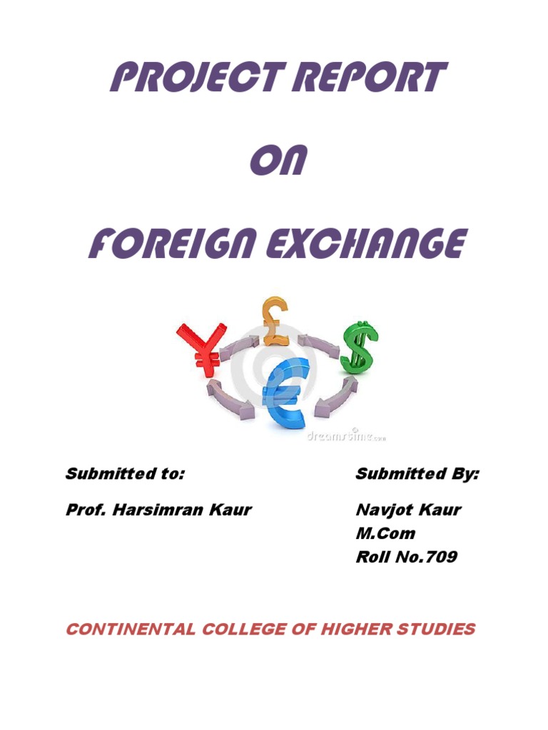 Foreign Exchange Project Report | PDF