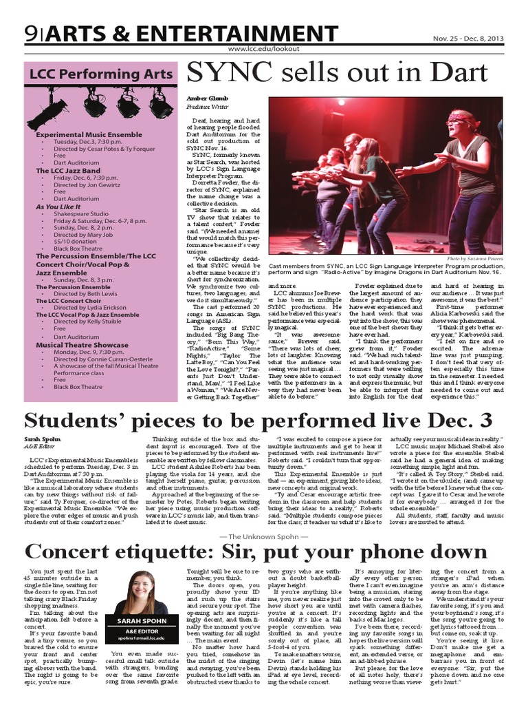 Column Humor - Sarah Spohn - Concert Etiq. | PDF | Performing Arts ...