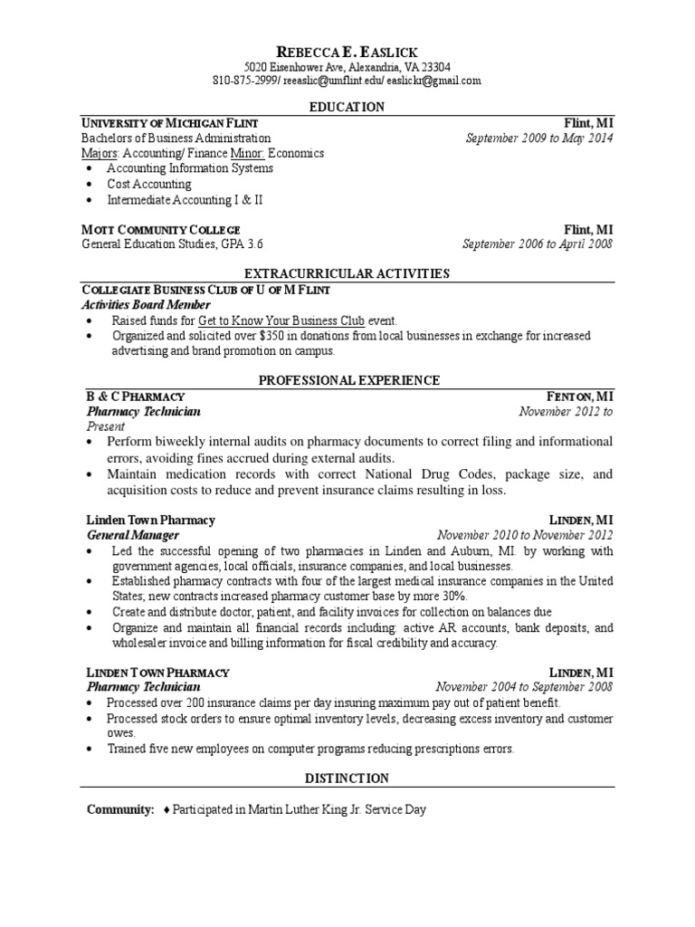 Rebecca Resume v3 | PDF