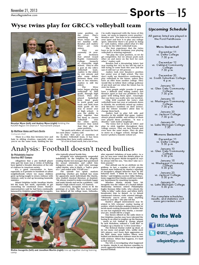 GRCC - Cat 10 - Sports Feature - Matt Idema & Travis Devlin | PDF ...