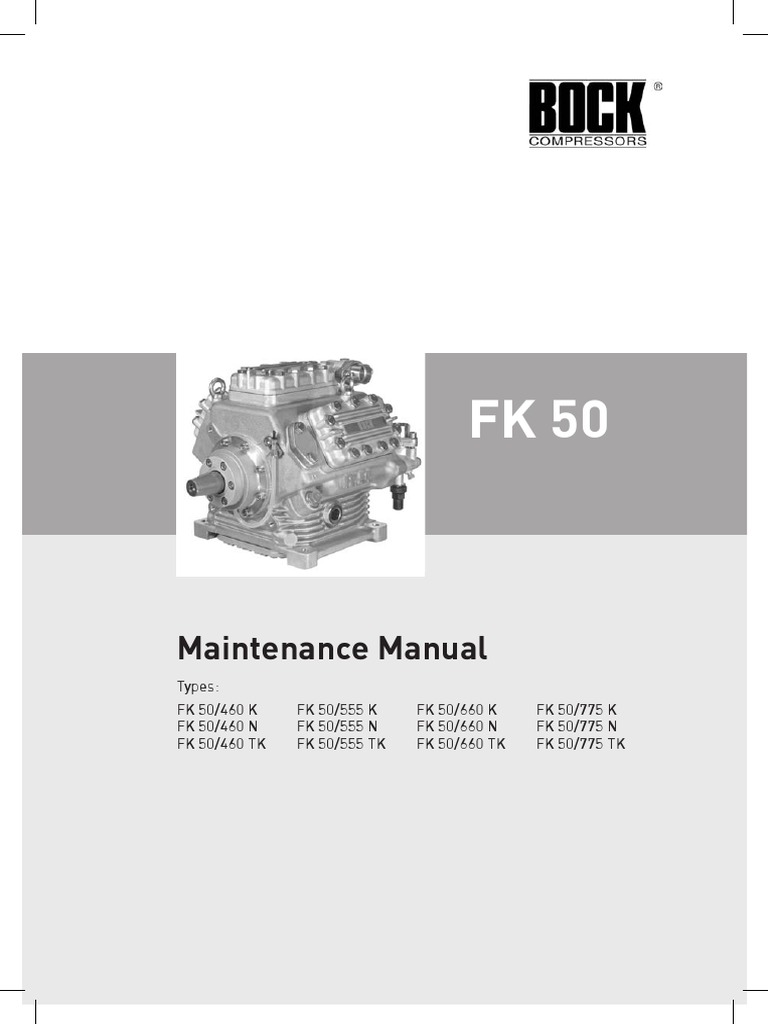 FK 50 WHB - Low - GB | PDF | Gas Compressor | Valve
