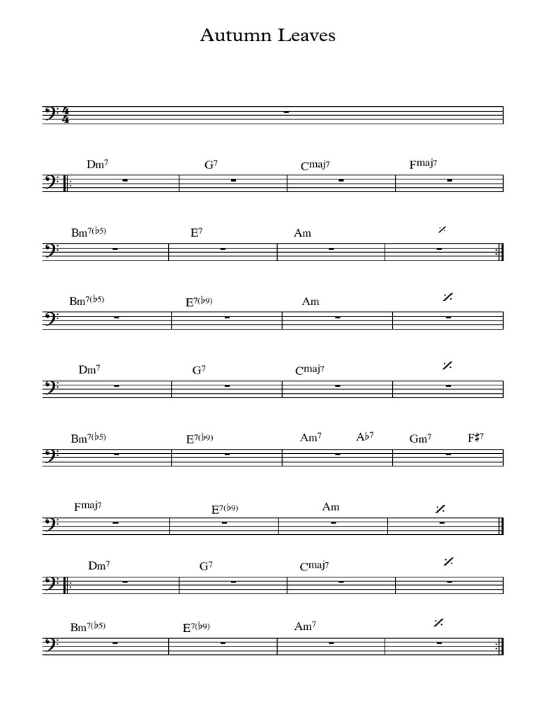 Autumn Leaves - A Minor | PDF
