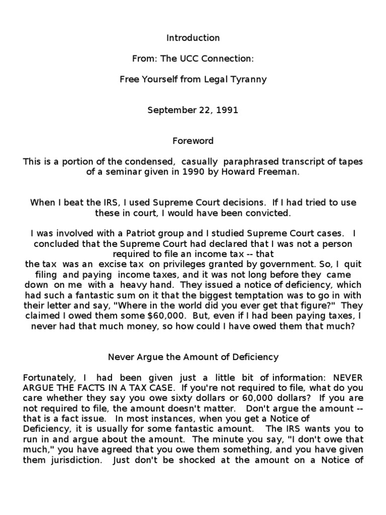 Introduction UCC What All Need To Know | PDF | Uniform Commercial Code ...