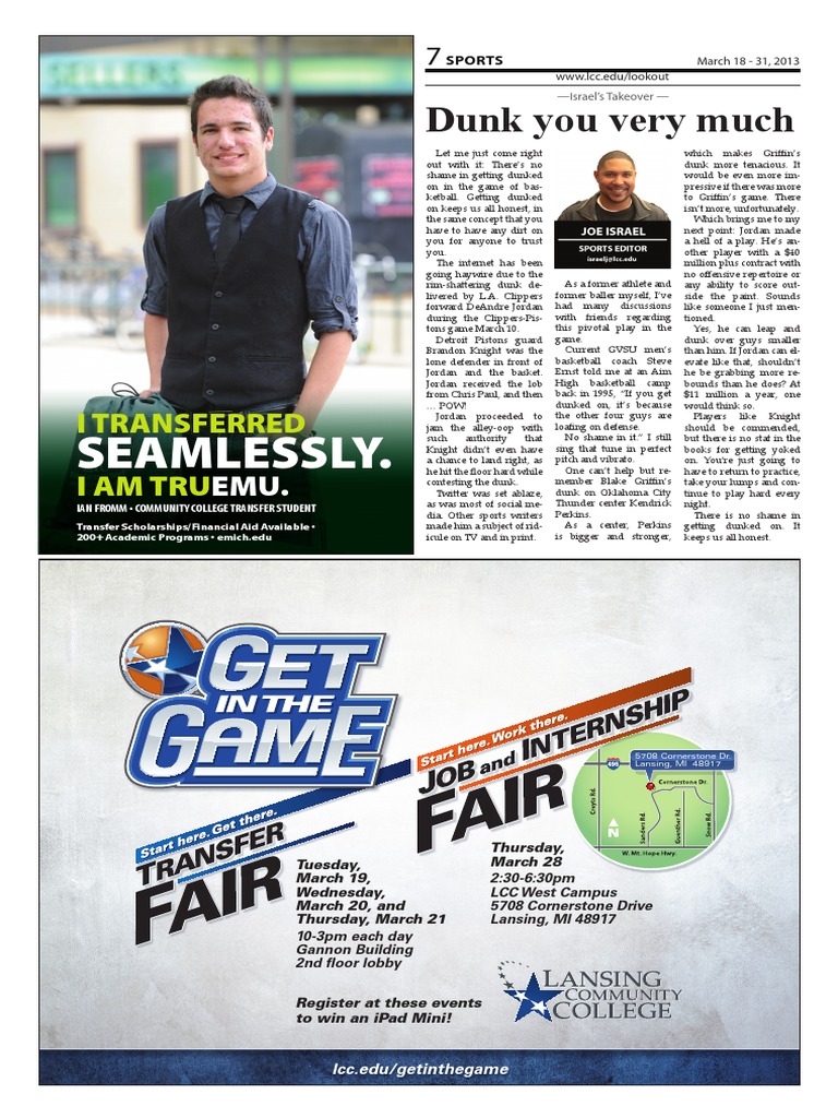 Sports Column - Joe Israel - Dunk You | PDF | National Basketball ...