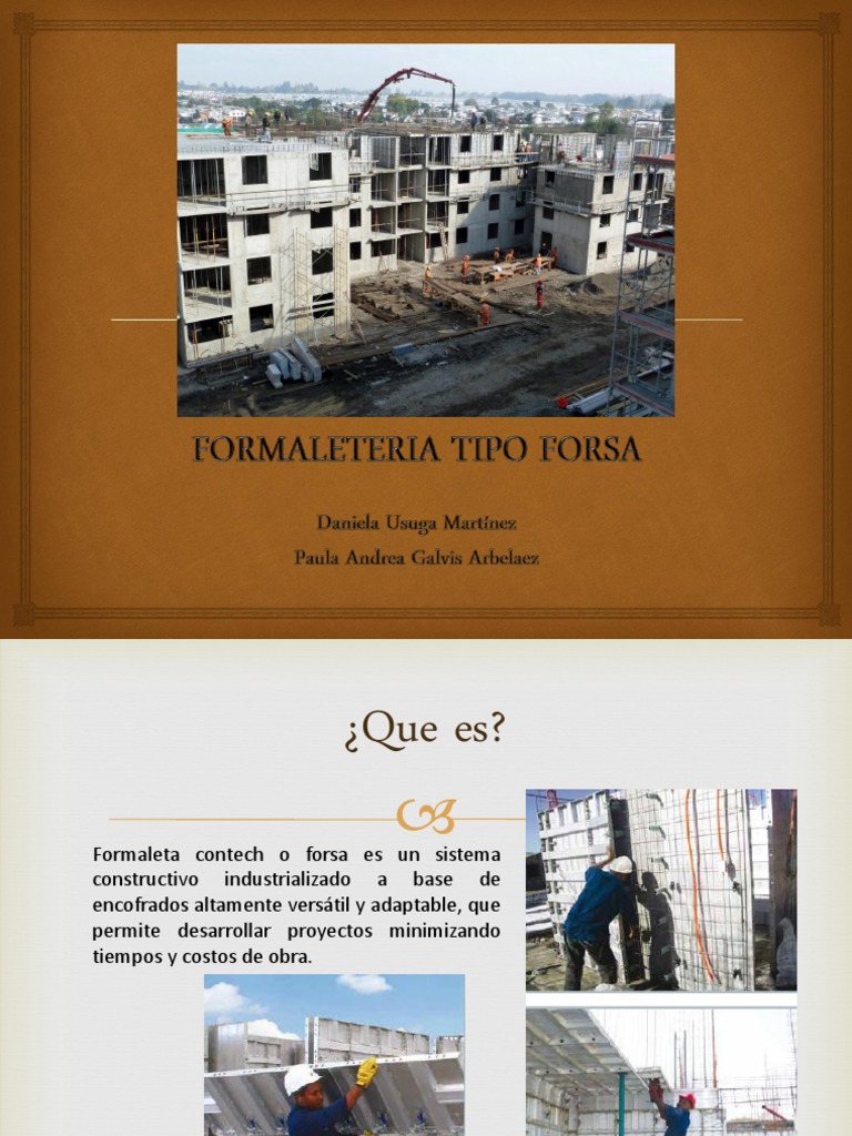 Sistema Constructivo Forsa: Ventajas y Componentes | PDF | Aluminio ...